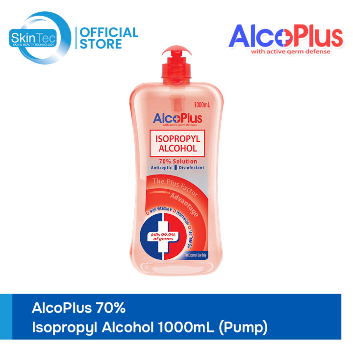 Alcoplus Red Ispropyl Alcohol 70% Solution, 1 Liter | Lazada PH