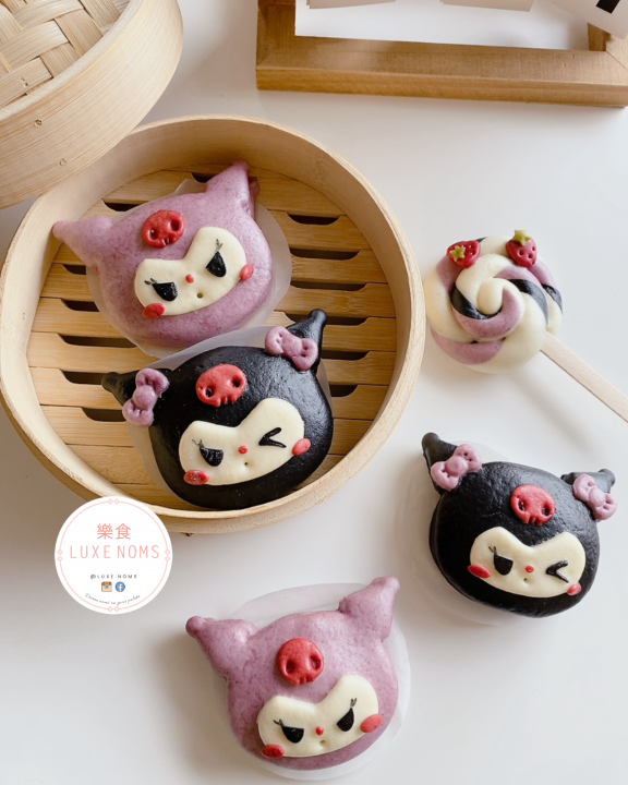 Kuromi Design Mantou with filling (Frozen) | Lazada Singapore
