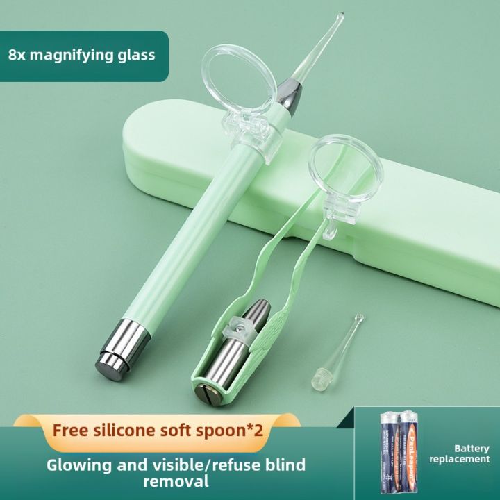 Light - Emitting Ear Pick with Silicone Soft Head - Ideal Ear Cleaning ...