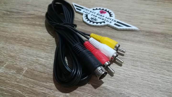 สาย MMI AV 9 PIN S-VIDEO 3 RCA 9 pin Audio Video AV Cable for Sega ...