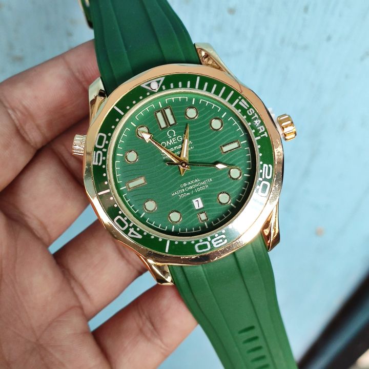 Men's Casual Watch Master Chronometer Analog Date Display Silicon Strap ...