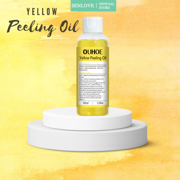 SENLOVE Yellow Peeling Oil For Under arm and Face Peeling 120ML | Lazada PH