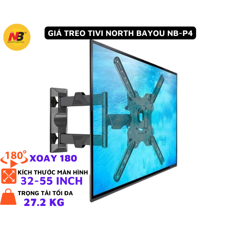 Giá treo tivi NB-P4, Khung treo tivi xoay đa năng North Bayou NB-P4 từ 32 đến 55 inch - Xoay mọi ...