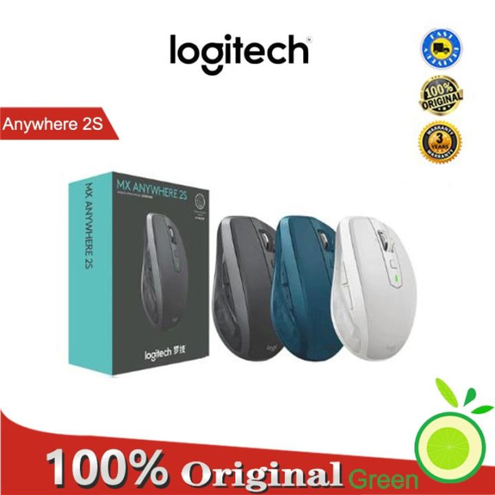 Logitech MX Anywhere 2S Wireless Bluetooth Mouse Office Multi-Device ...