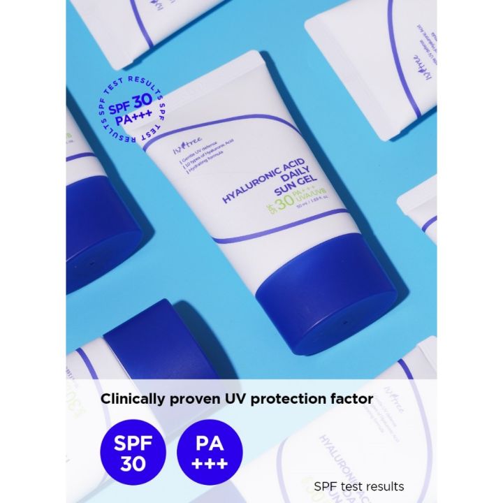 KEM CHỐNG NẮNG HÓA HỌC CẤP NƯỚC ISNTREE HYALURONIC ACID DAILY SUN GEL ...