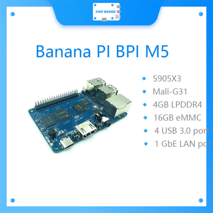 Banana PI BPI M5 New Generation Single Board Computer Amlogic S905X3 Design | Lazada PH