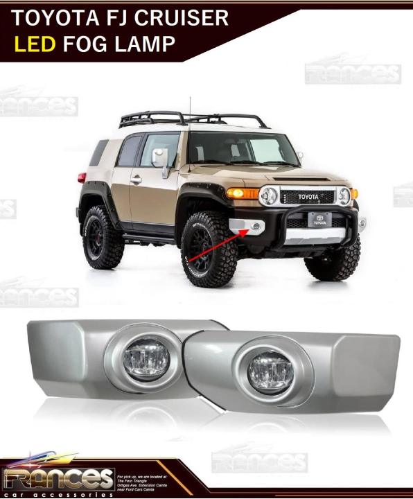 TOYOTA FJ CRUISER FOG LIGHTS FOG LAMP WITH WIRING HARNESS INCLUDED ...