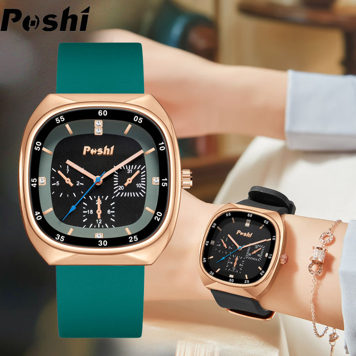 POSHI Fashion Women’s Smart Digital Watch Women Waterproof Korean Style ...