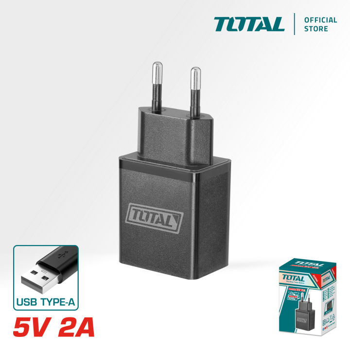 TOTAL Charger USB Type-A With 5V Output Via USB Type-A (2A) Suitable ...