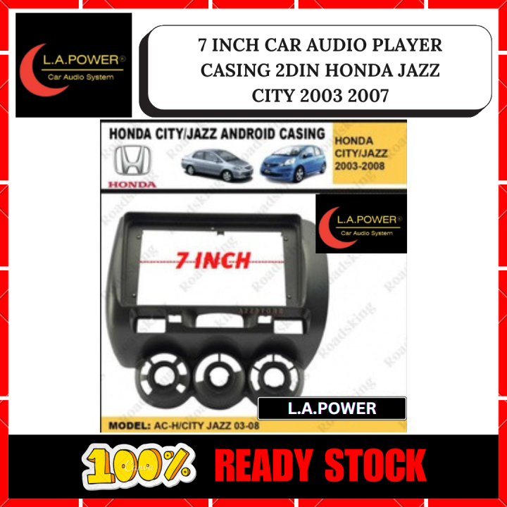 7 INCH CAR AUDIO PLAYER CASING 2DIN HONDA JAZZ CITY 2003 2007 | Lazada