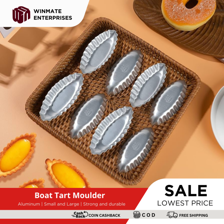 Aluminum Boat Tart Moulder (per piece) | Lazada PH