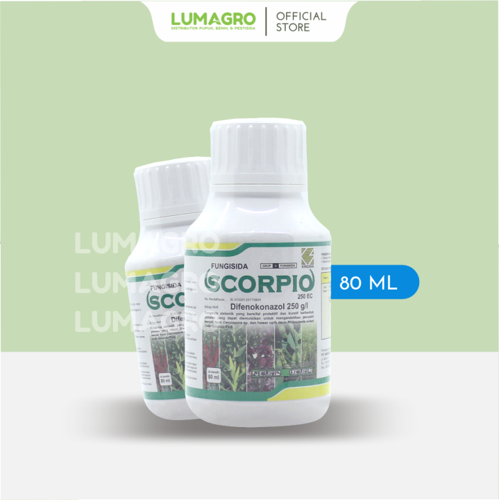 Fungisida Scorpio 250EC 80ml Difenokonazol Pengendali Penyakit Busuk ...