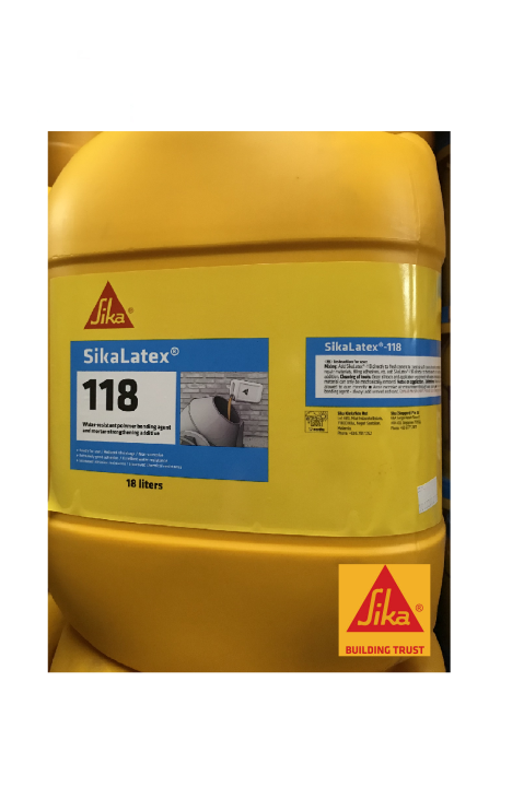 SikaLatex®-118 Water Resistant Polymer Bonding Agent @ 18 Litre | Lazada