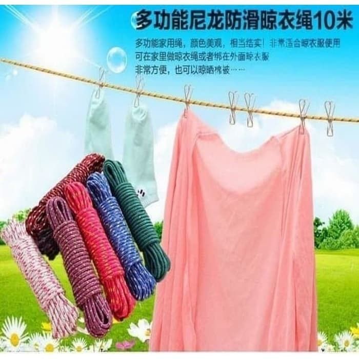 Tali Jemuran Nilon 20 Meter Anti Selip / Tali Jemuran | Lazada Indonesia