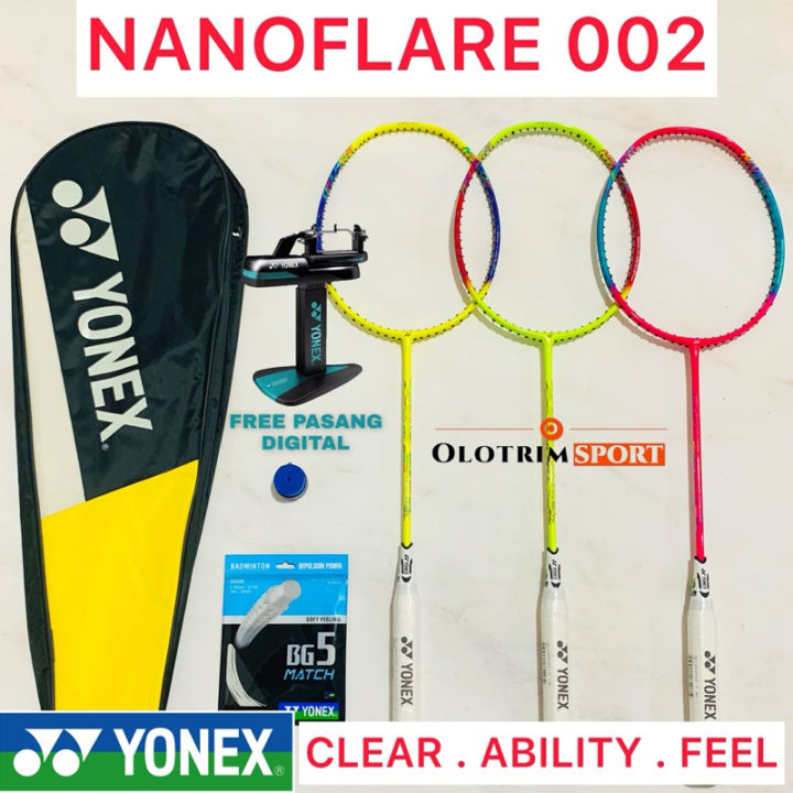Raket Badminton YONEX NANOFLARE 002 ABILITY CLEAR FEEL | Lazada Indonesia