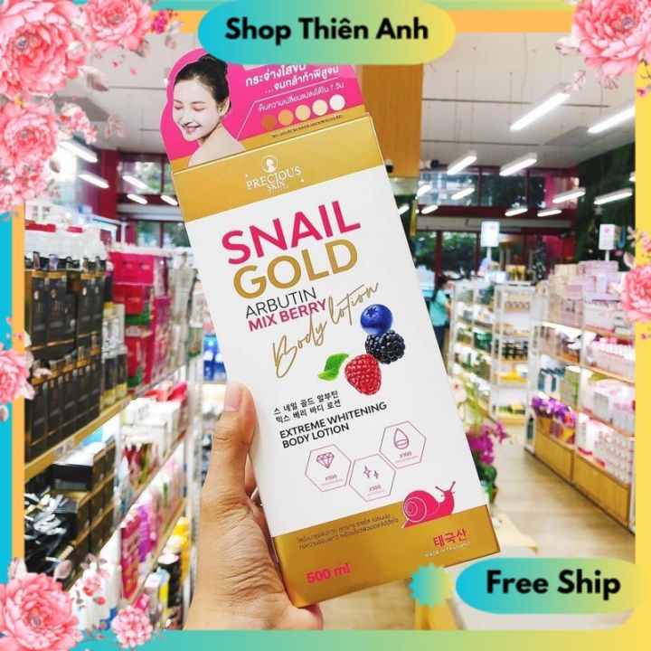(Siêu Hot) Sữa Dưỡng Thể SNAIL GOLD ARBUTIN BODY LOTION THẾ HỆ MỚI ...