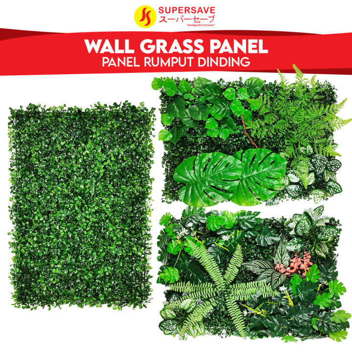 SUPERSAVE Wall Grass Artificial Plant Wall Panel Wall Decoration ...