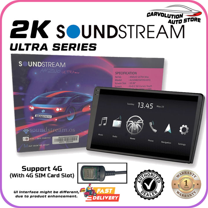 SOUNDSTREAM ULTRA 2K 360 Cam Supported Built In DSP 360 System Support ...