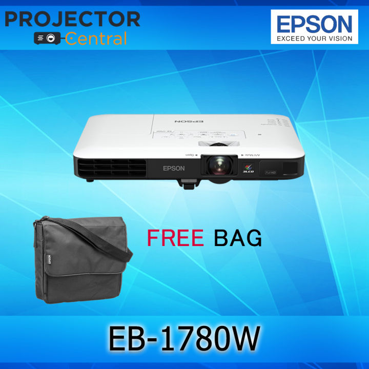 Epson EB-1780W 3LCD Ultra Portable Projector (3,000 Ansi Lumens/WXGA ...