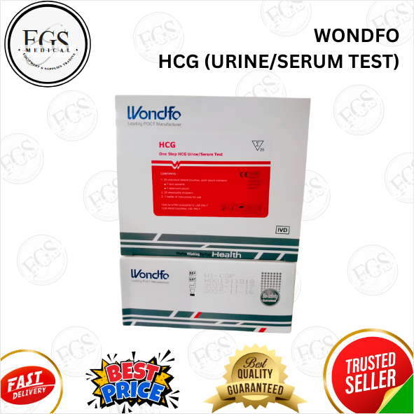 WONDFO HCG TEST (URINE/SERUM) 25'S | Lazada PH