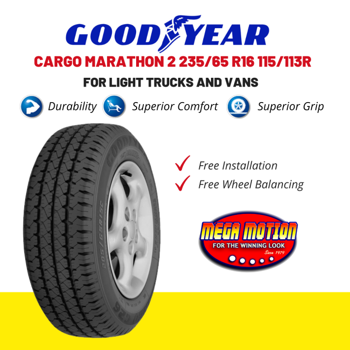 Goodyear 235/65 R16 Cargo Marathon 2 115/113 R Tire | Lazada PH