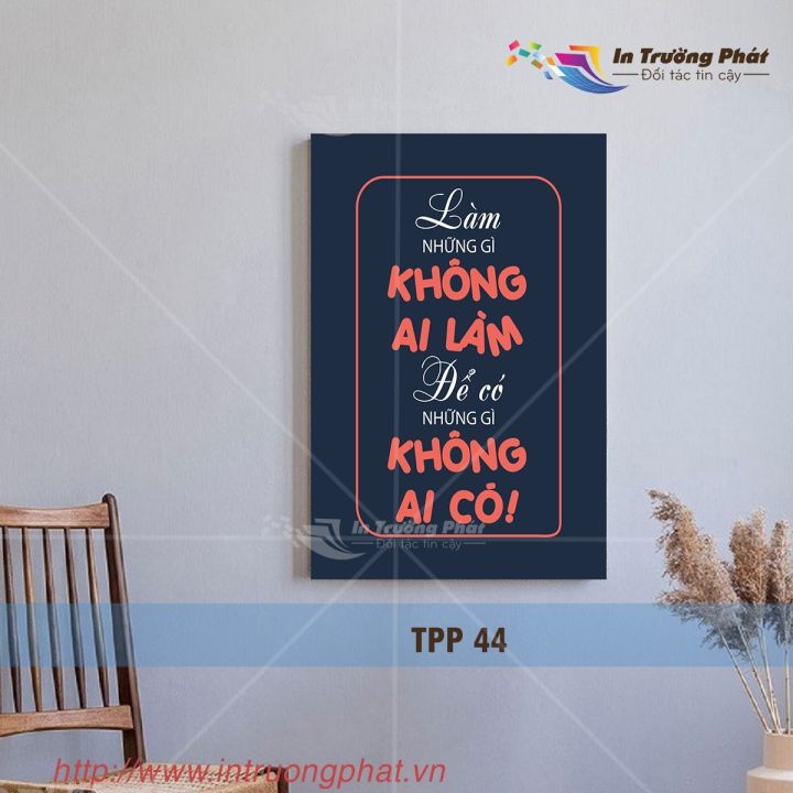 Bộ tranh canvas treo tường tạo động lực, tranh canvas slogan hay trang trí văn phòng SIZE ...