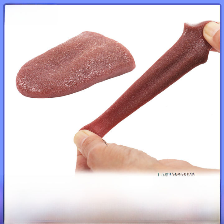 XD Fake Tongue, Scary Tongue, Steel Needle Piercing Tongue, Trick Toy ...