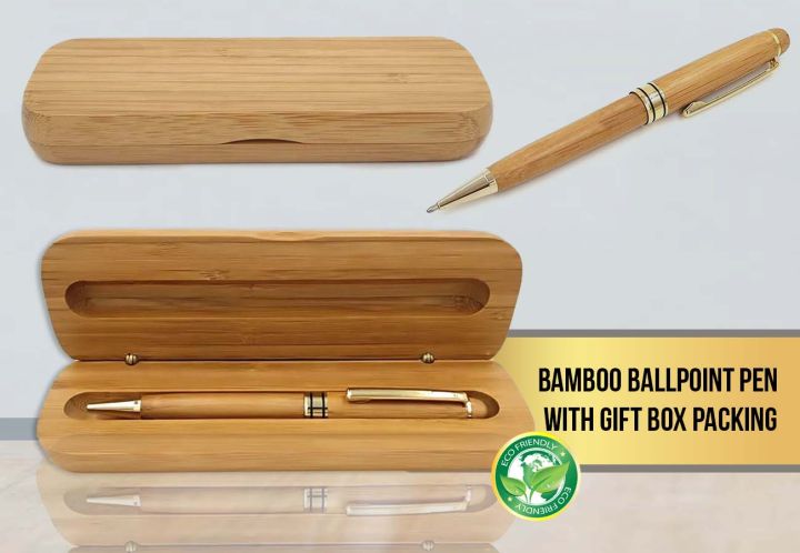 Eco Friendly Bamboo Pen in Bamboo Wooden Case GS-130 | Lazada PH