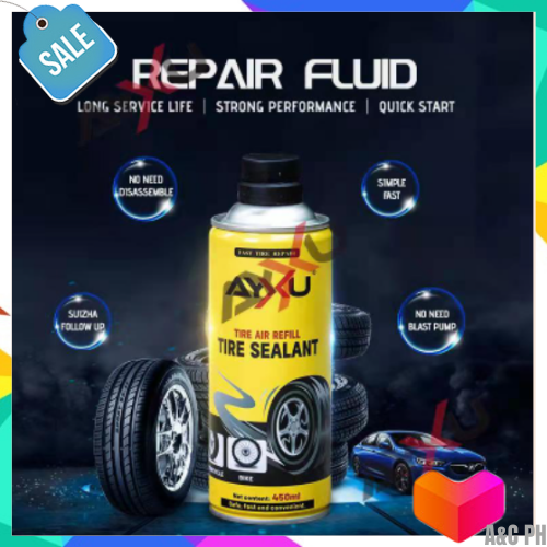 AYXU Tire Sealant axyu Quick Tire Repair Fluid Tire Air Refill Tire ...