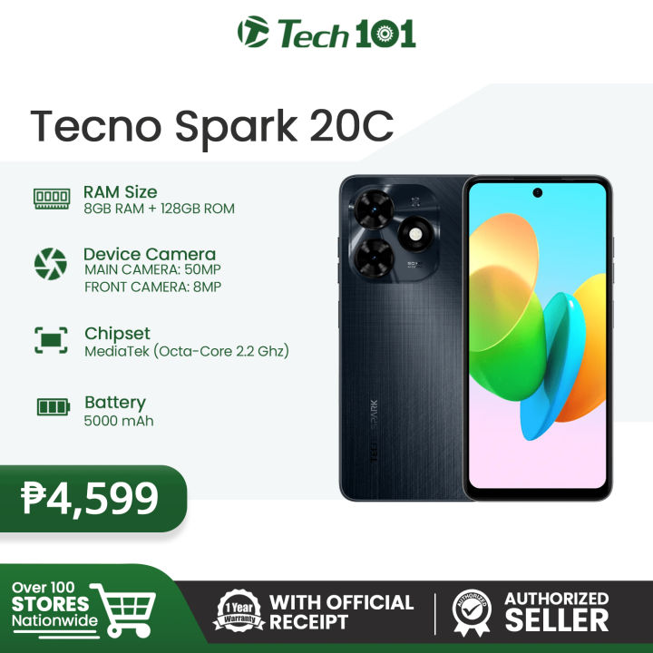 Tecno Spark 20C With Official Receipt With Warranty - Authorized Seller | Lazada PH