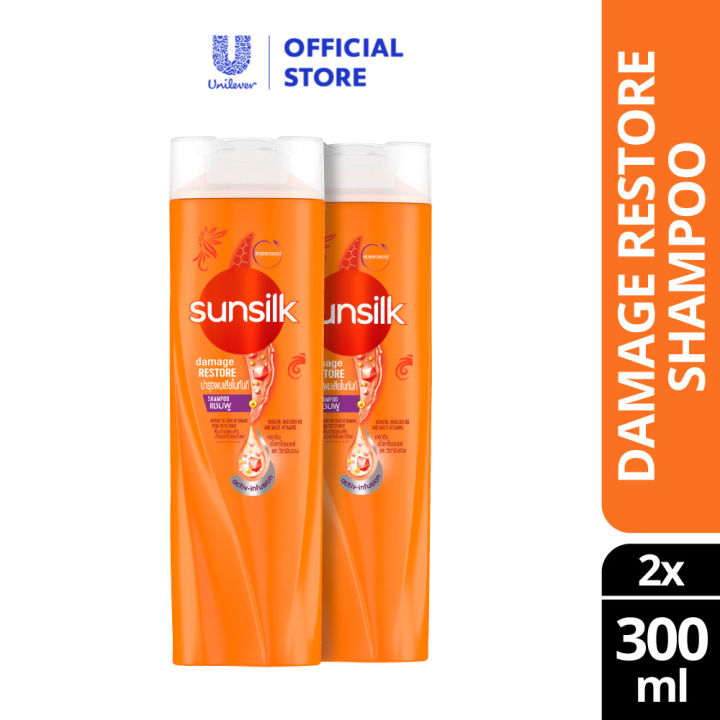 Sunsilk Shampoo Damage Restore 300ml x 2 | Lazada