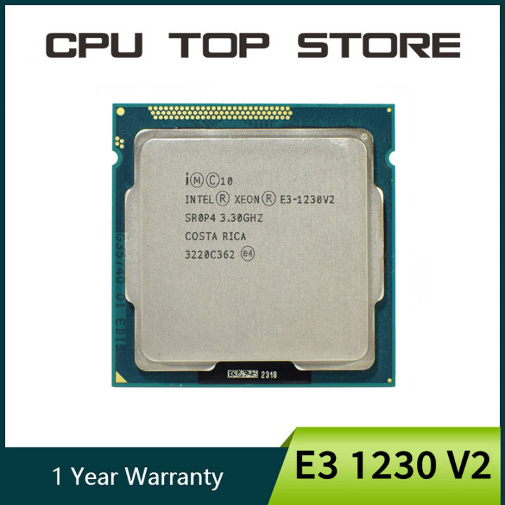 【Special offer】 Intel Xeon E3 1230 V2 3.3GHz 4-Core CPU Processor SR0P4 ...