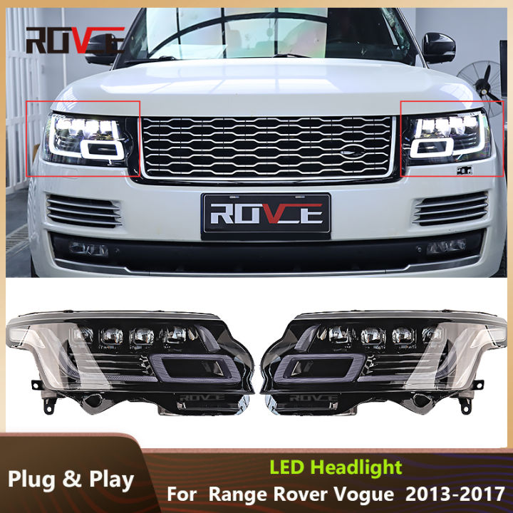 For Land Rover Range Rover Vogue 2013-2017 Upgrade 2018-2022 Led ...