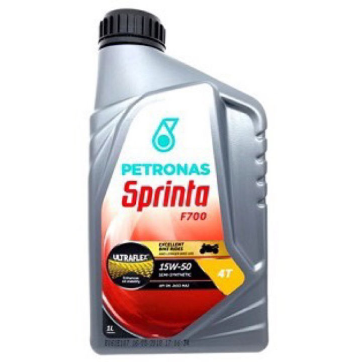 PETRONAS SPRINTA F700 15W-50 SEMI SYNTHETIC 4T MOTOR ENGINE OIL | Lazada