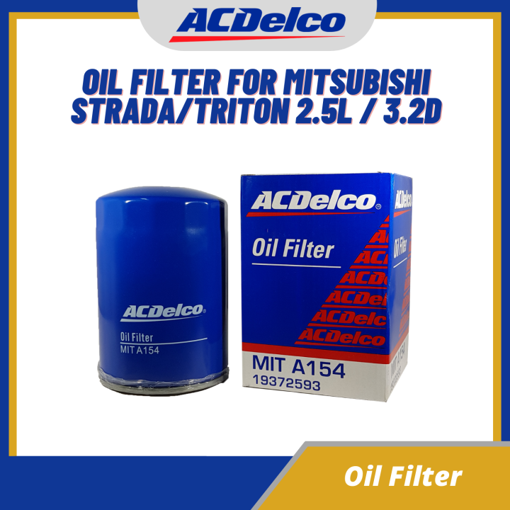 ACDelco Oil Filter for Mitsubishi Strada/Triton 2.5L / 3.2D | Lazada PH