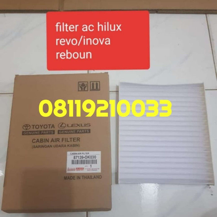 Filter AC Saringan Udara Air Conditioner Toyota Innova Reborn, Hilux ...