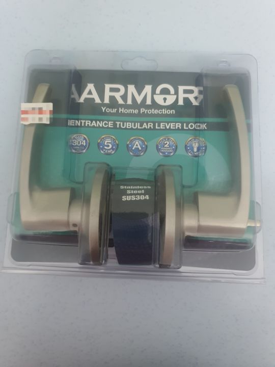 ENTRANCE TUBULAR LEVER LOCK Armor® | Lazada