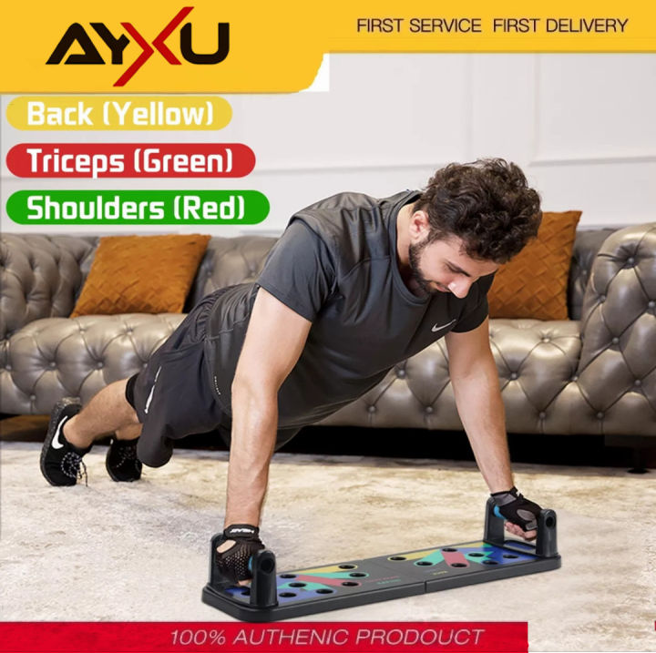 Ayxu 12 in 1 Body Building Push Up Rack Board System Fitness ...