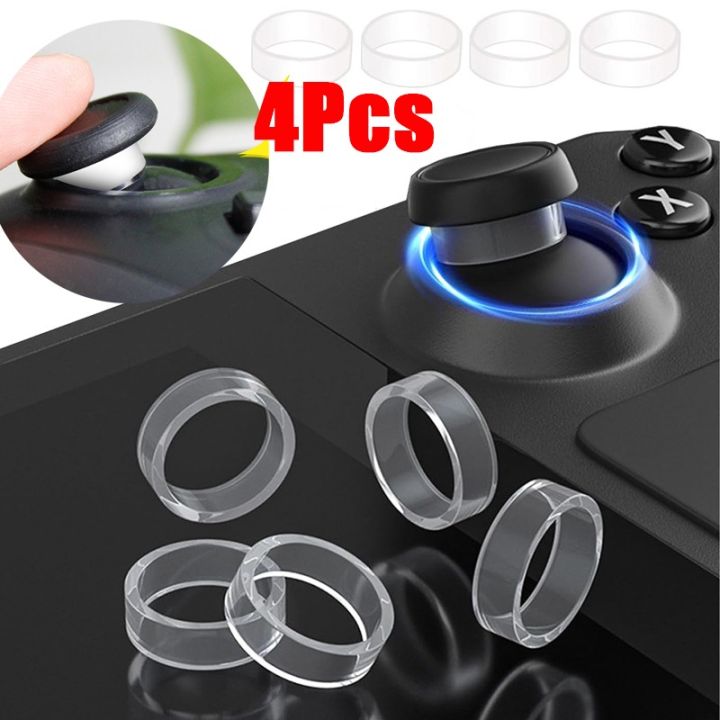 2/4Pcs Silicone Elastic Joystick Protective Ring for Steam Deck Game ...