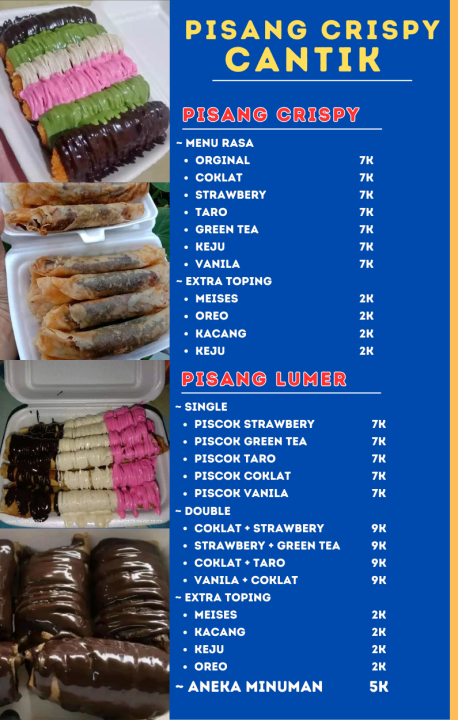 CETAK DAN DESAIN DAFTAR MENU UKURAN A3 ART PAPER FREE DESAIN | Lazada ...