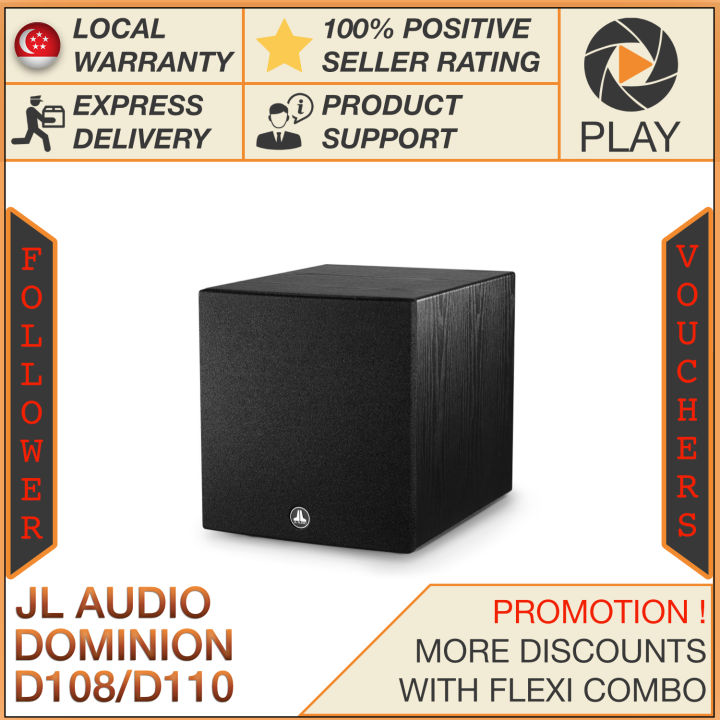 JL Audio Dominion D108 / D110 Active Subwoofer (Made In USA) | Lazada Singapore