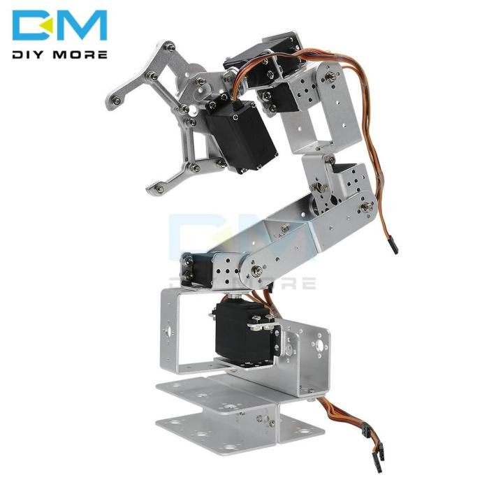 diymore Manipulator ROT3U 6DOF Aluminium Robot Arm Mechanical Robotic ...