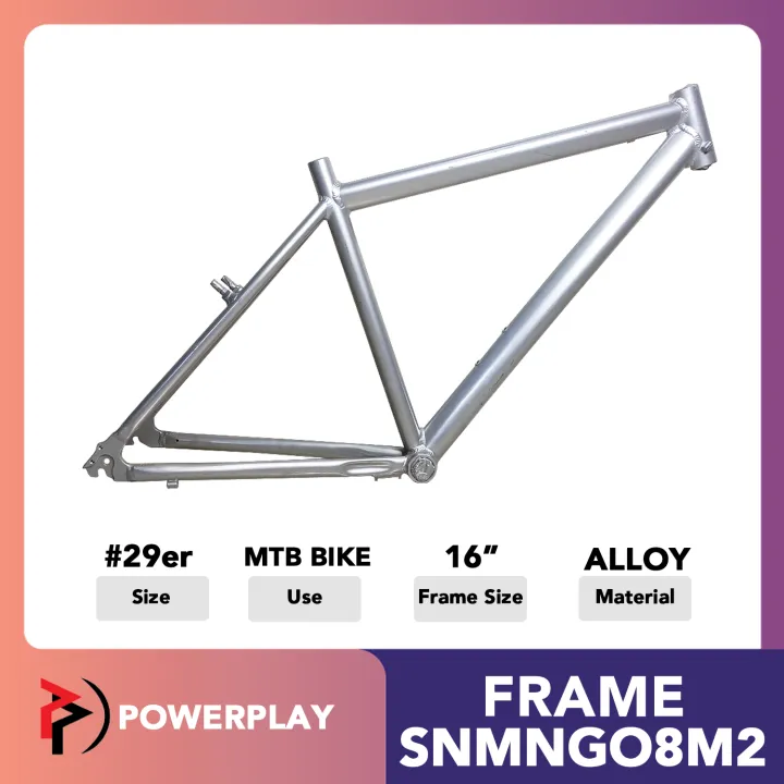 Bicycle Frame 29er MTB Bike Frame Alloy Model SNMNGO8M2 Frame Only Silver Blue Mtb Frame Lazada Lazada PH
