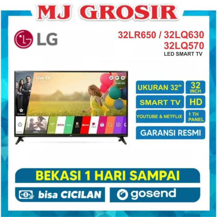 PROMO LED TV LG 32" 32LLR600 / 32LR650 32 INCH USB MOVIE HD HDMI SMART ...