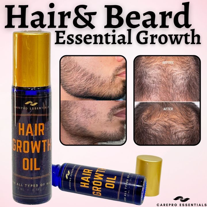 Hair, Beard & Eyebrow Natural Serum Roller for Men & Women, Helps and ...