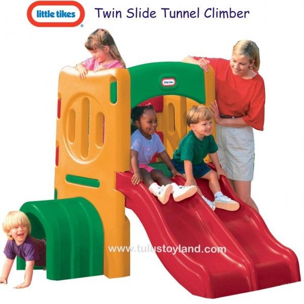 Little Tikes - Twin Slide Tunnel Climber | Lazada Indonesia