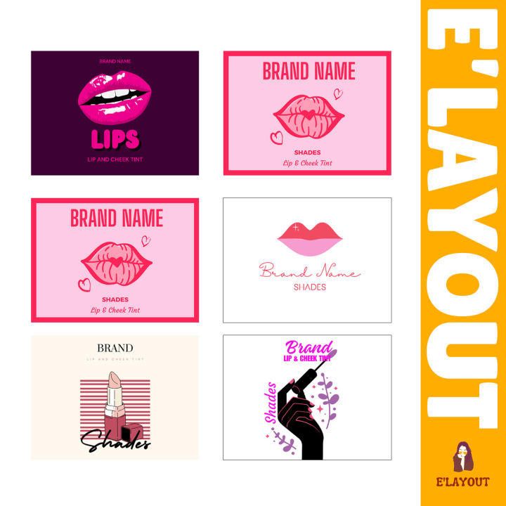 Customized Lip tint Sticker Label 10ml for Roller Bottle(15pcs) | Lazada PH