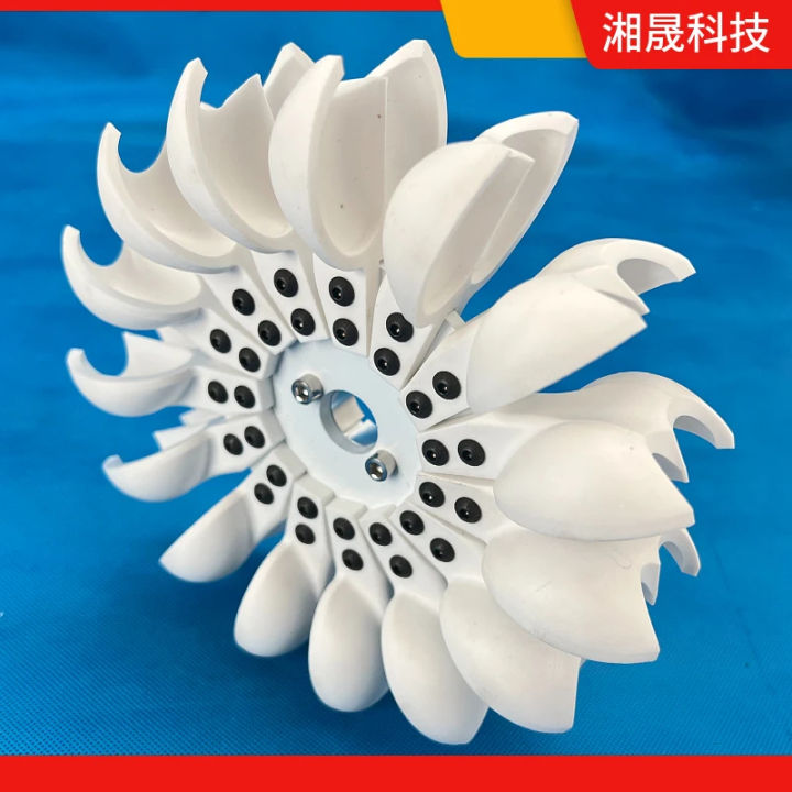 Pelton Impeller Impact Water Wheel Hydroelectric Power Generation Round ...
