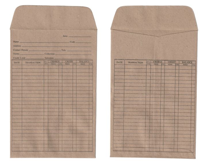 [Golden Dragon] Statement of Account Envelope, Account Envelope, 6x9in ...
