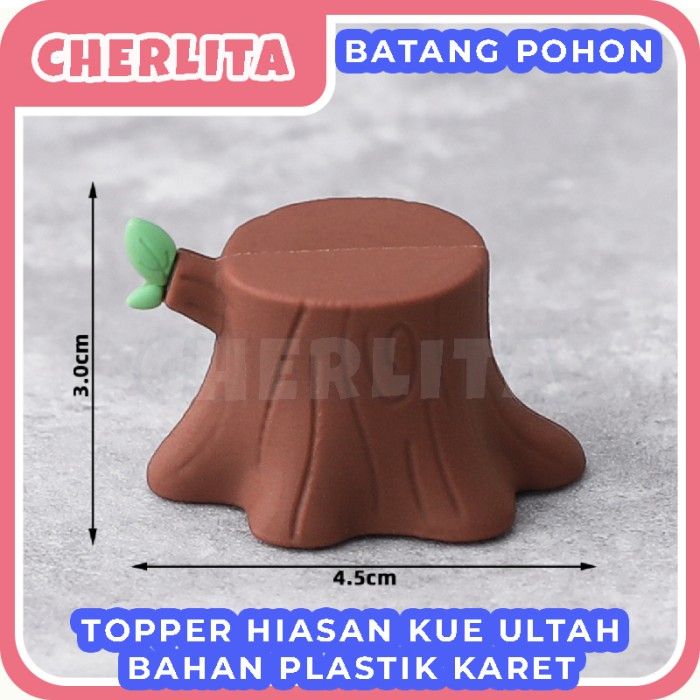 Topper Hiasan Kue Ulang Tahun Batang Pohon Tree Hutan Kayu Lucu Anak ...
